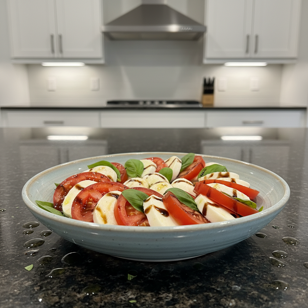 Best Ever Caprese Salad Recipe with Garlic Infused Oil