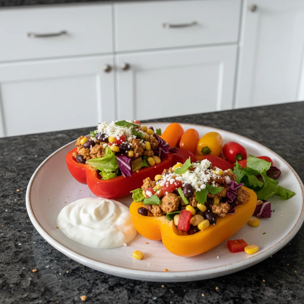 Healthy Taco Salad Recipe with Chipotle-Lime Dressing