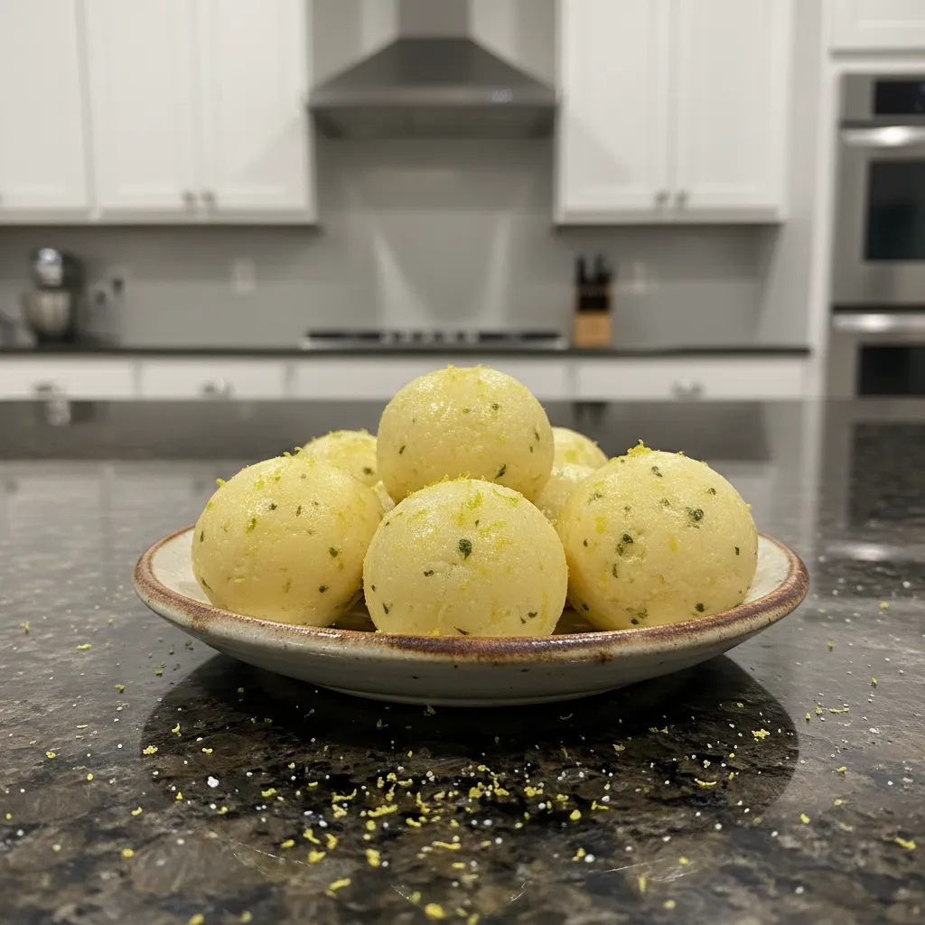 Keto Lemon Fat Bombs with Zesty Glaze