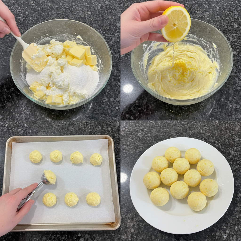 Keto Lemon Fat Bombs with Zesty Glaze